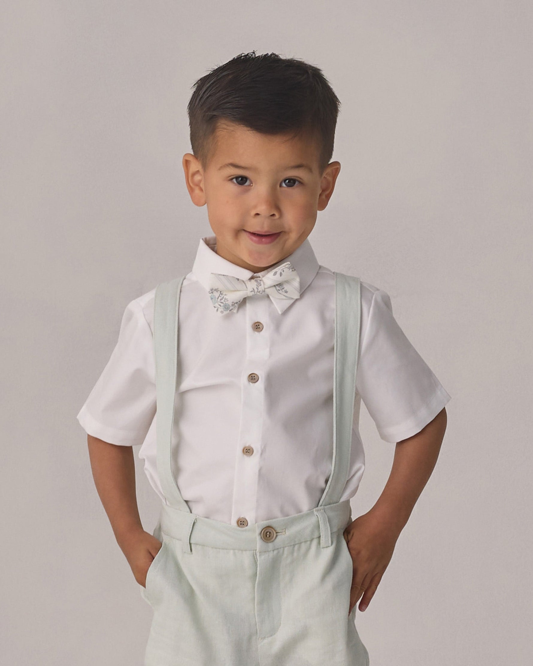 Bow Tie French Floral Stripe – Noralee