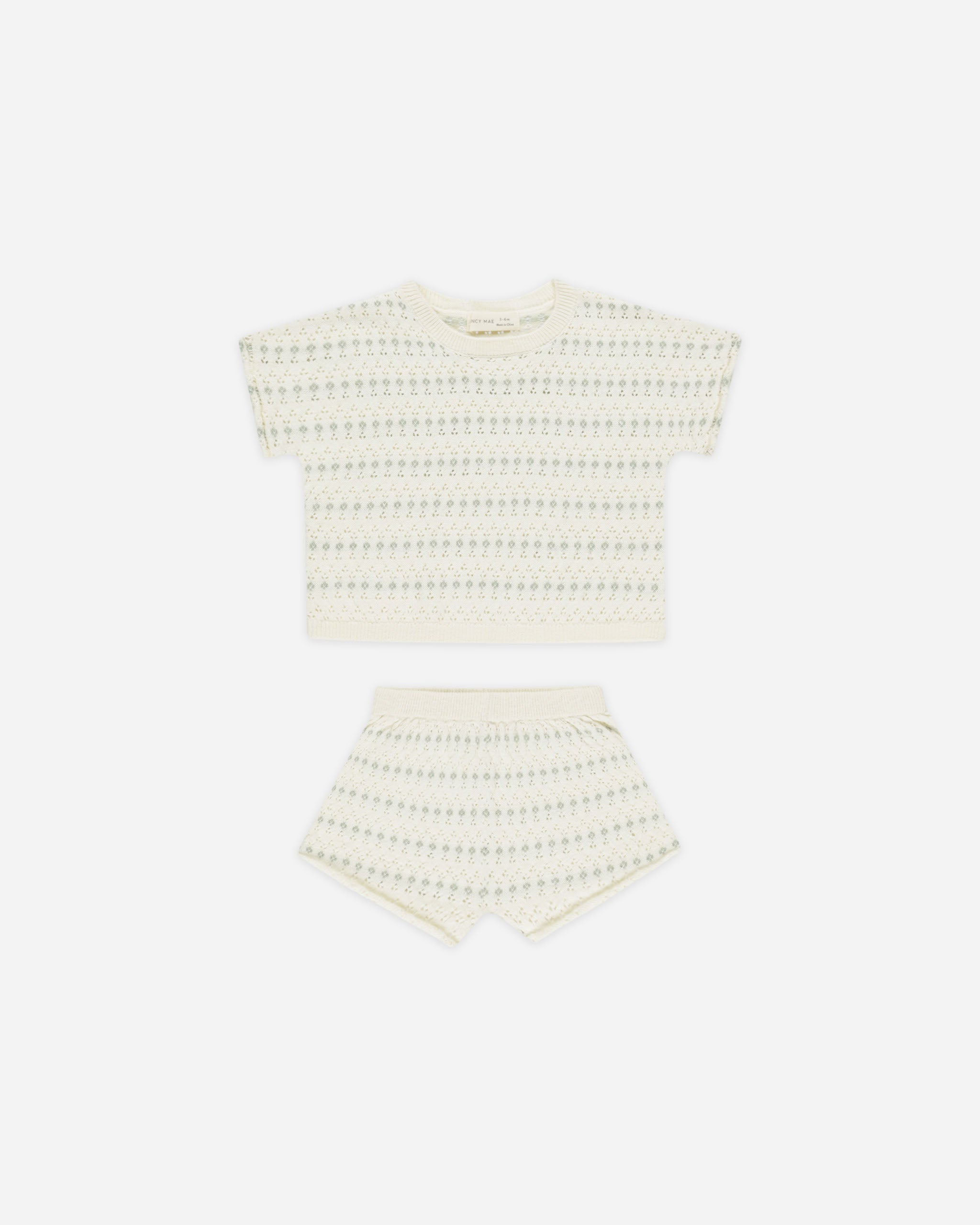 -Relaxed Summer Knit Set || Ivory- – Quincy Mae