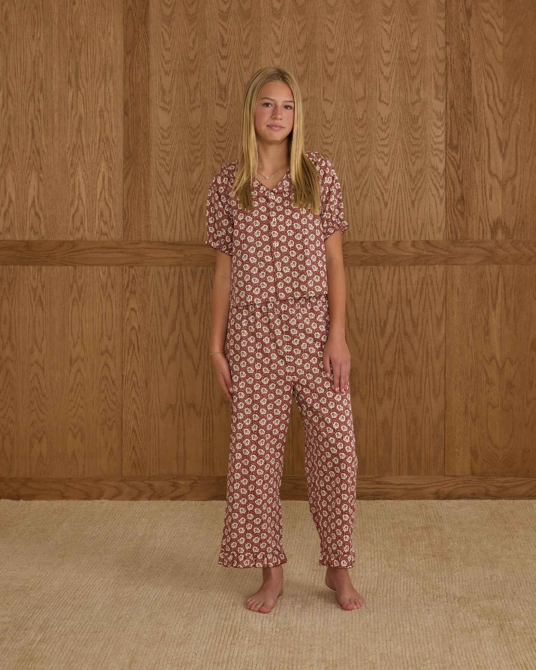 Ruffle Pajamas || Ruby Fleur - Teen – Rylee + Cru Canada