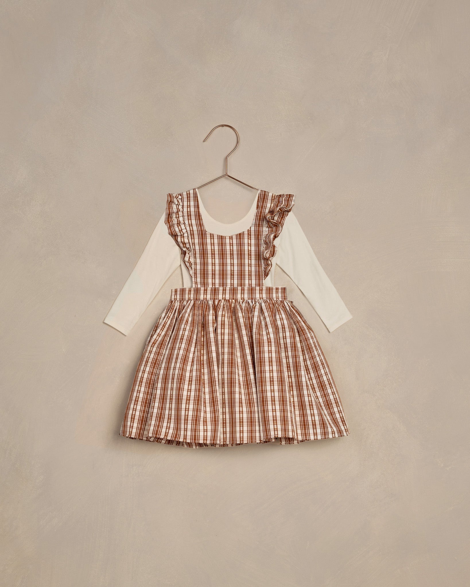 Agatha Dress || Copper Plaid – Noralee