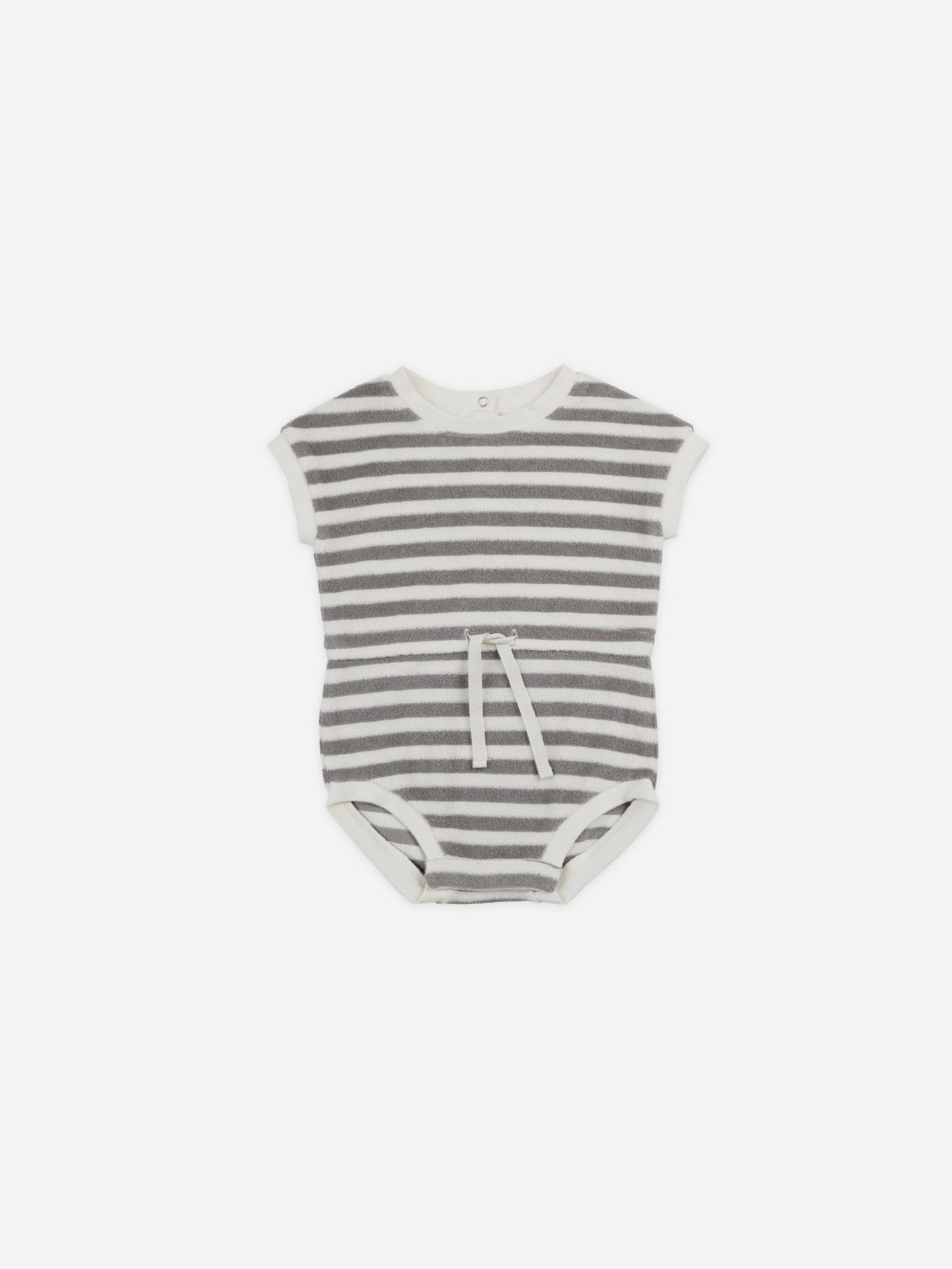 Retro Romper || Retro Stripe – Quincy Mae