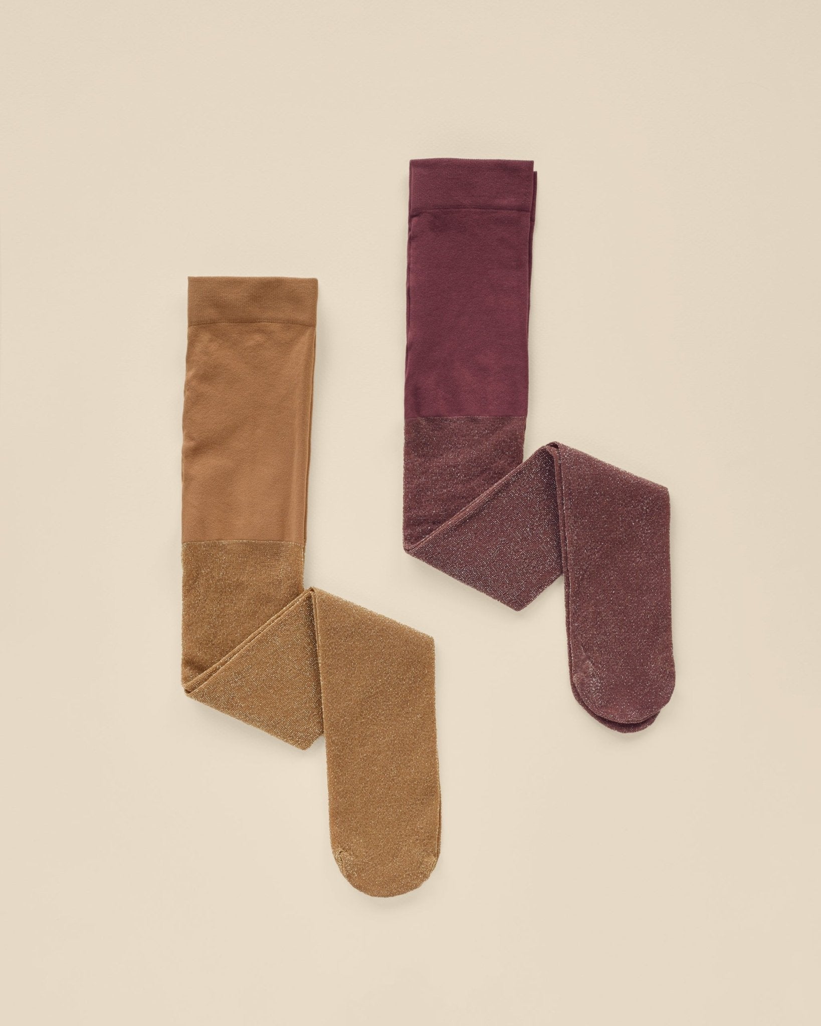 Shimmer Tights || Golden, Fig – Noralee